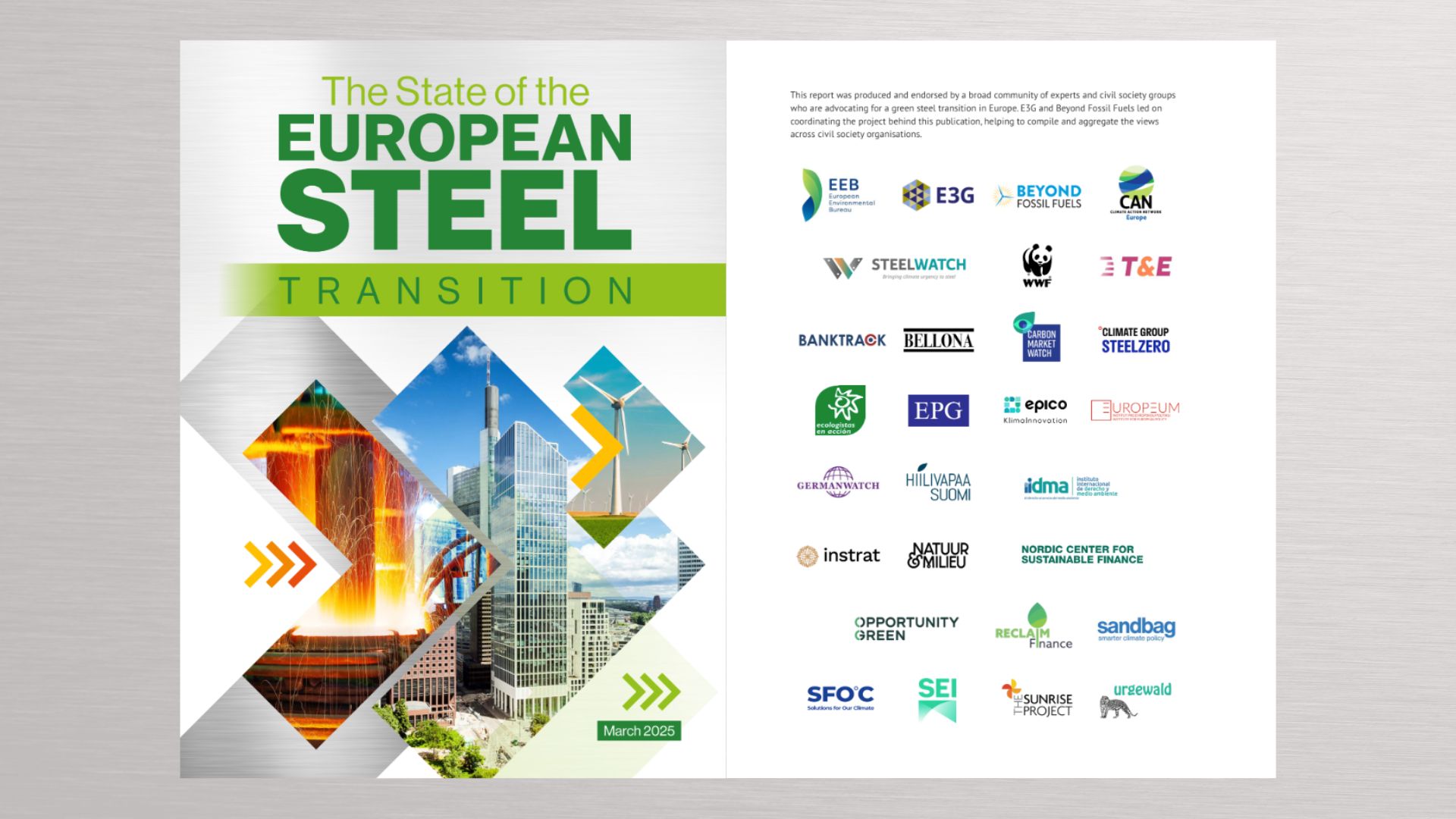 Civil society charts clear pathway to green steel ahead of EU steel and ...
